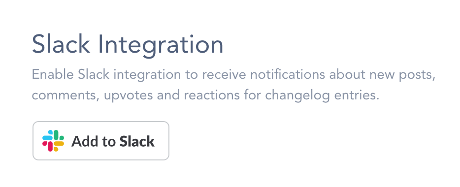 Slack Integration - Productroad